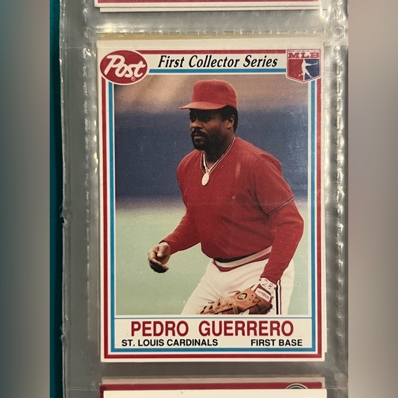 Other | Pedro Guerrero Baseball Card | Poshmark